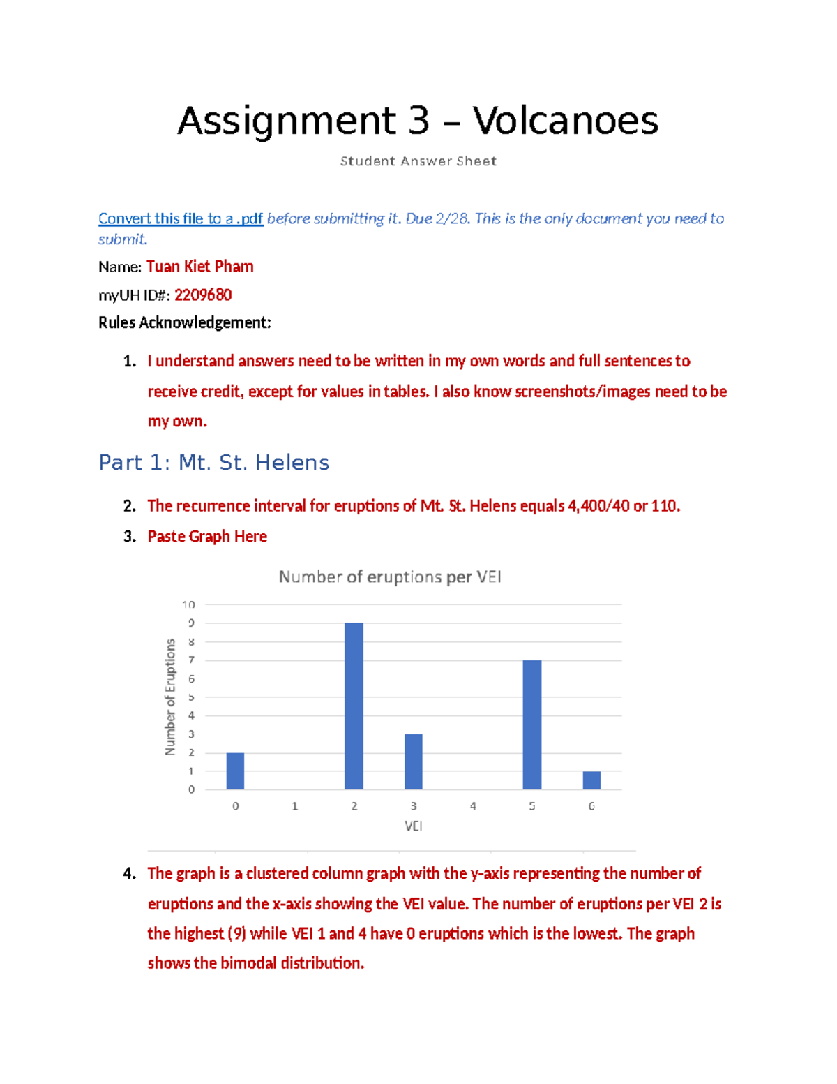 Assignment 3 - Volcanoes SP24 student answer sheet-1 - Assignment 3 ...