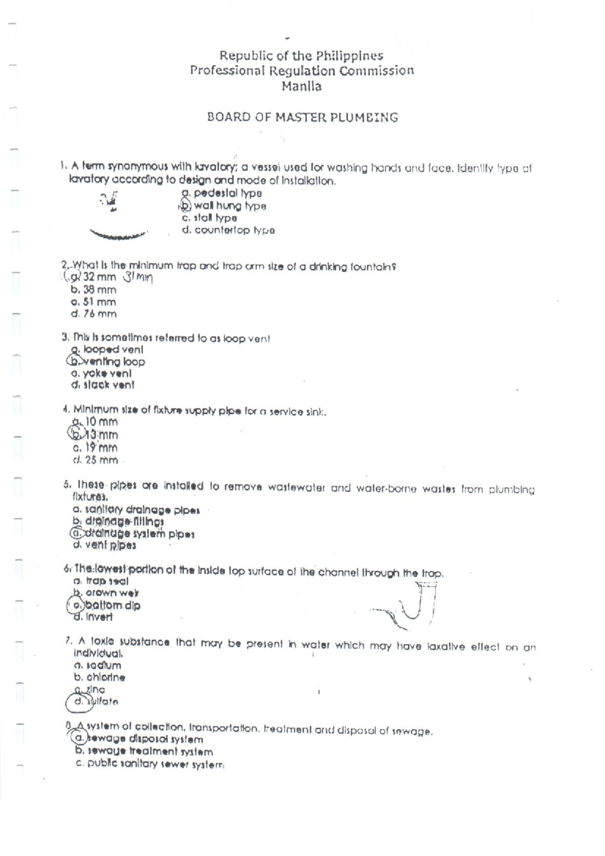 3Master Plumbing Reviewer 2010-2012 - Capstone Project 1 - Studocu
