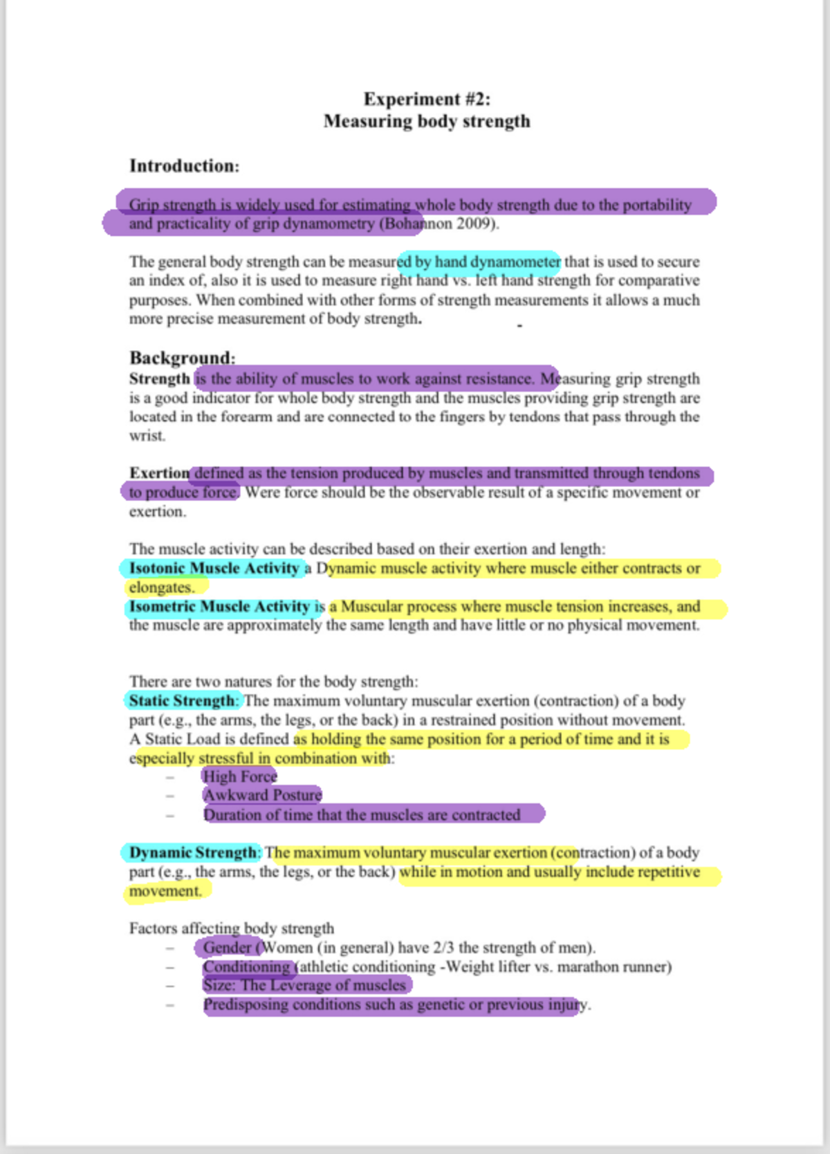 Exp-2 (1) 2 - human factors - Experiment Measuring body strength ...