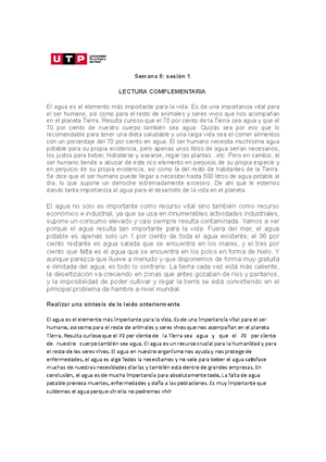 Grupo 3 semana 3 sesion 1 - Consigna para la Tarea académica 1 Comprensión y Redacción de Textos ...