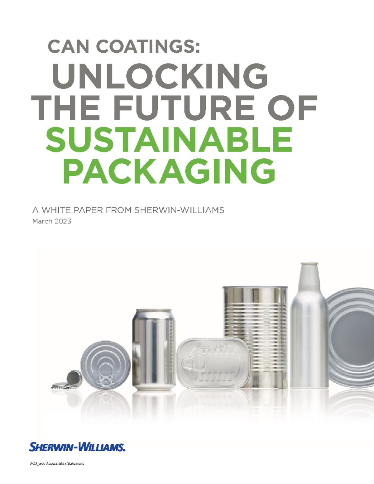 Can coatings unlocking future sustainable packaging - ####### A WHITE ...