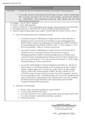 WORK- Experience- Sheet-sample-CS-Form-No.-212-new - RUBEN R ORTIZ JR ...