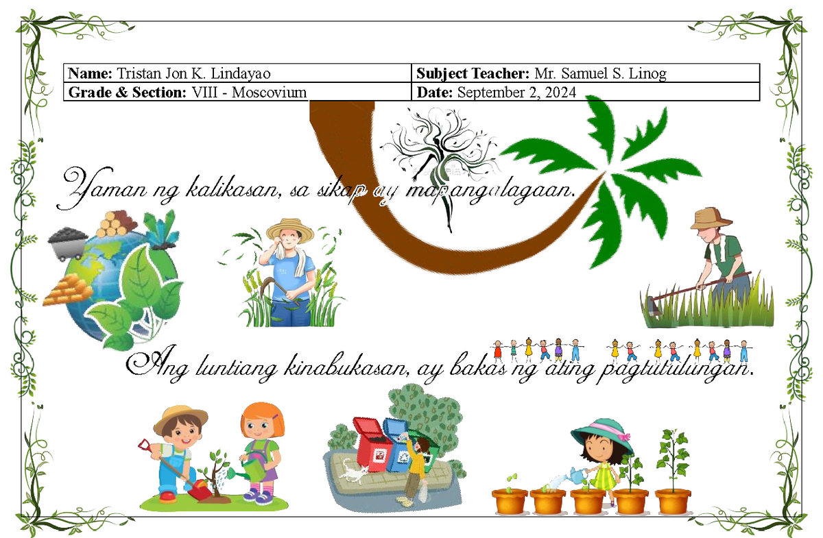 Slogan - ddddddddddddddddd - Economic development - Name: Tristan Jon K ...