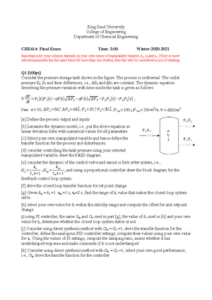 EX final-411 - practice material - King Saud University College of ...