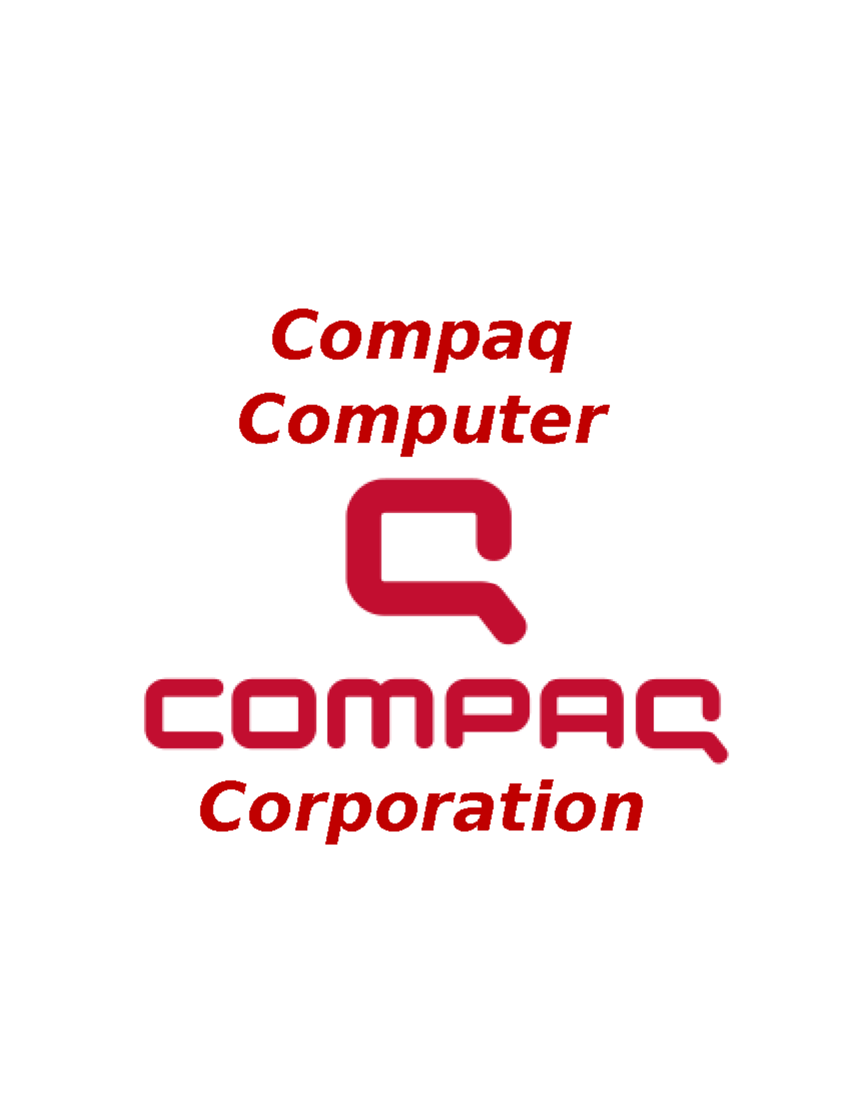 FODA Compaq - informe de fortalezas y debilidadesfecha - Compaq ...