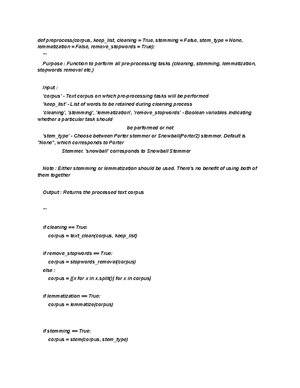 Code statistical NLP 9 - python coding exercises - import re from nltk.stem import PorterStemmer ...