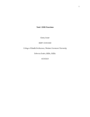 D269 T2 - Task 2 - D269: Composition: Writing with a Strategy Task 2 ...