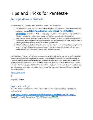How to Pass the Pen Test Plus Exam - How to Pass the PenTest+ Exam ...