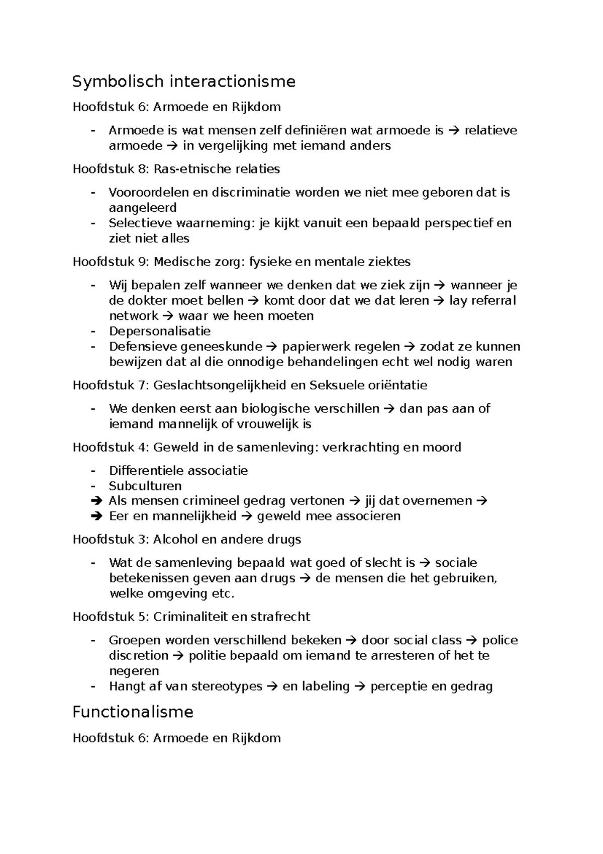 De 3 theorieen op Henslin toegepast - Symbolisch interactionisme ...