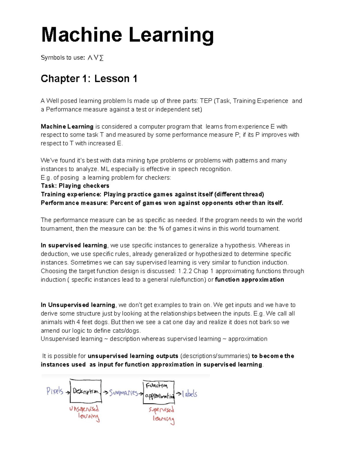 Ml Notes L123 - Decision trees, regression, classification - Machine ...