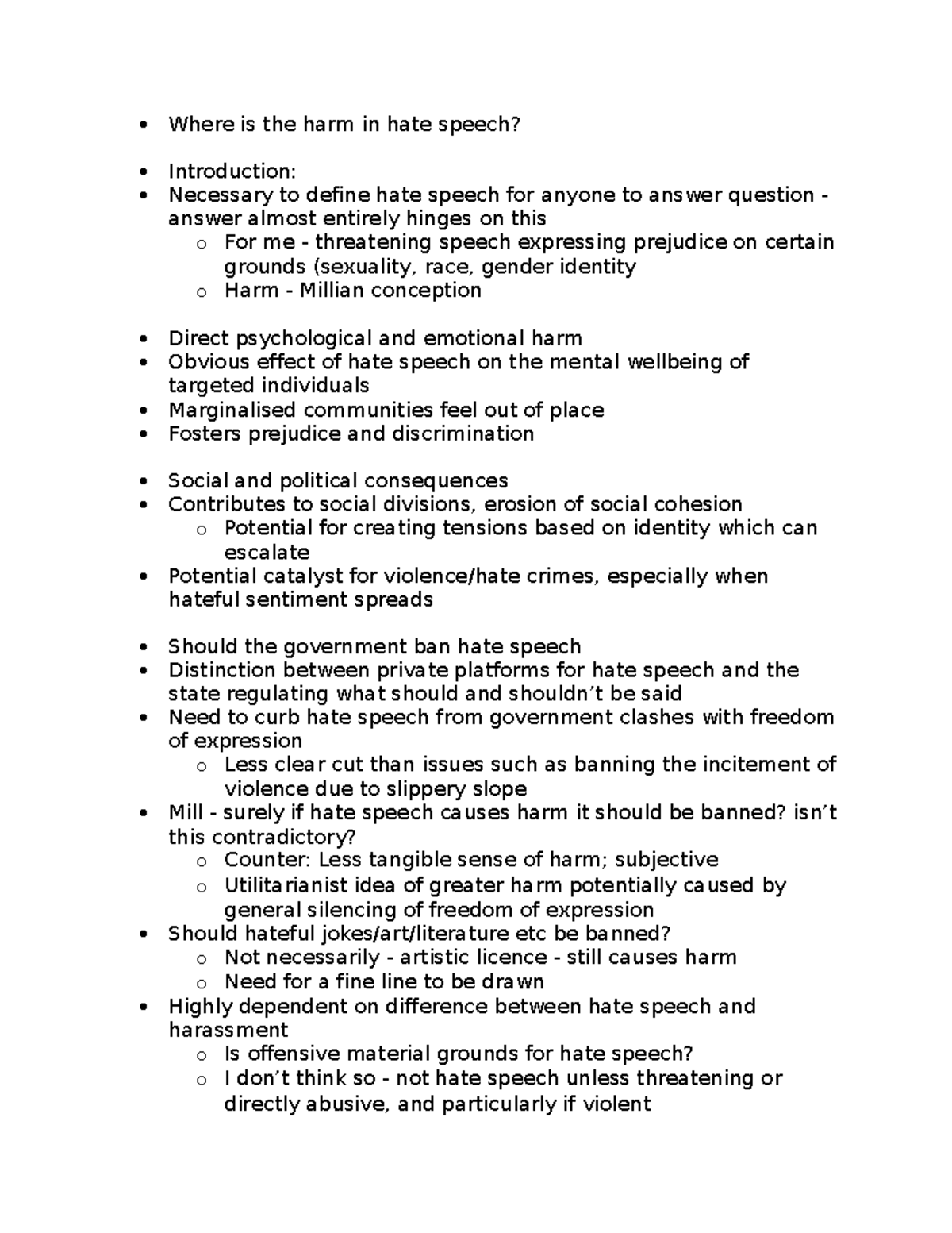 Hate speech work - Where is the harm in hate speech? Introduction ...