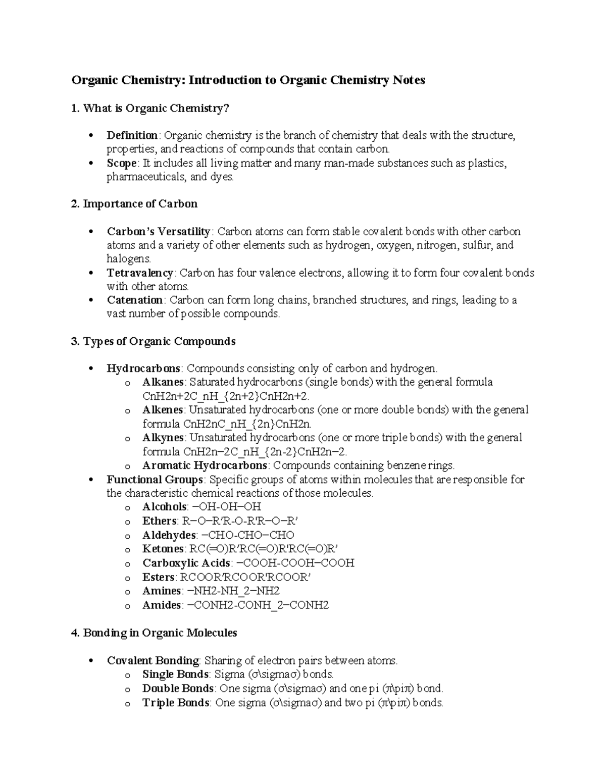 Organic chemistry - Scope: It includes all living matter and many man ...
