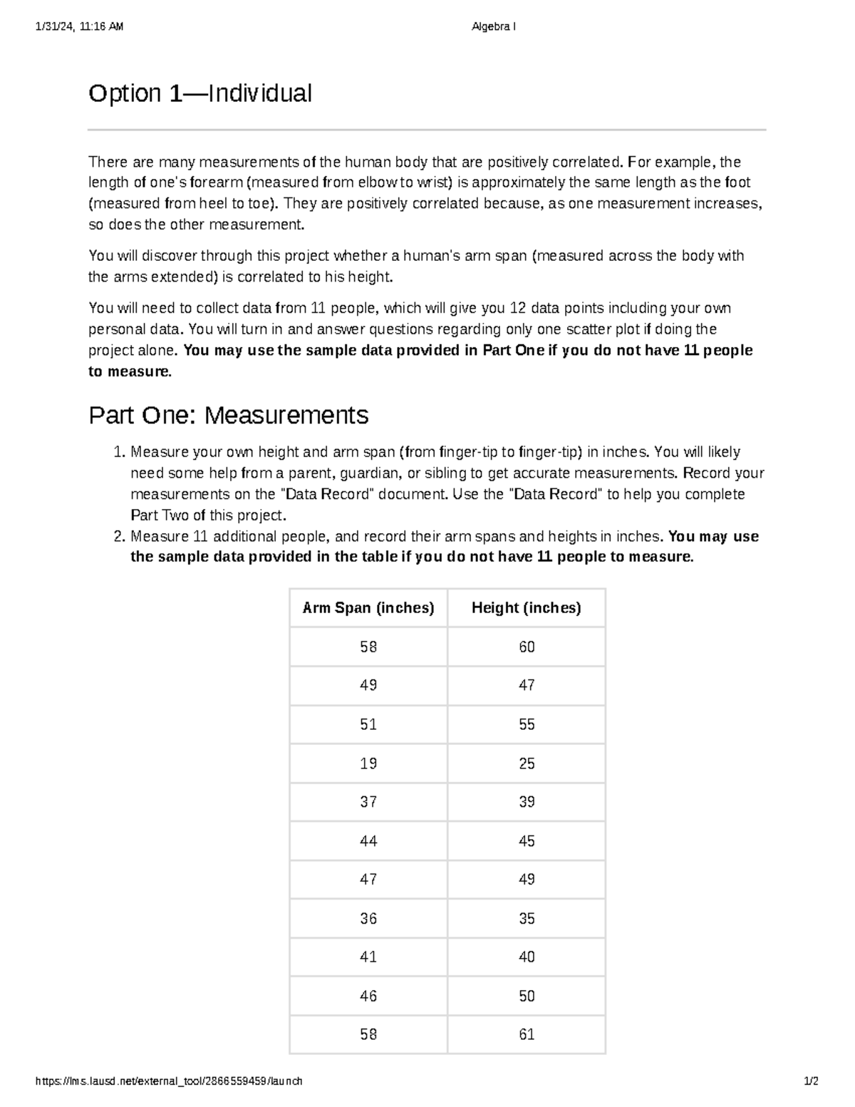 05.06 Scatter Plots and Line of Best Fit Schoology - 1/31/24, 11:16 AM ...