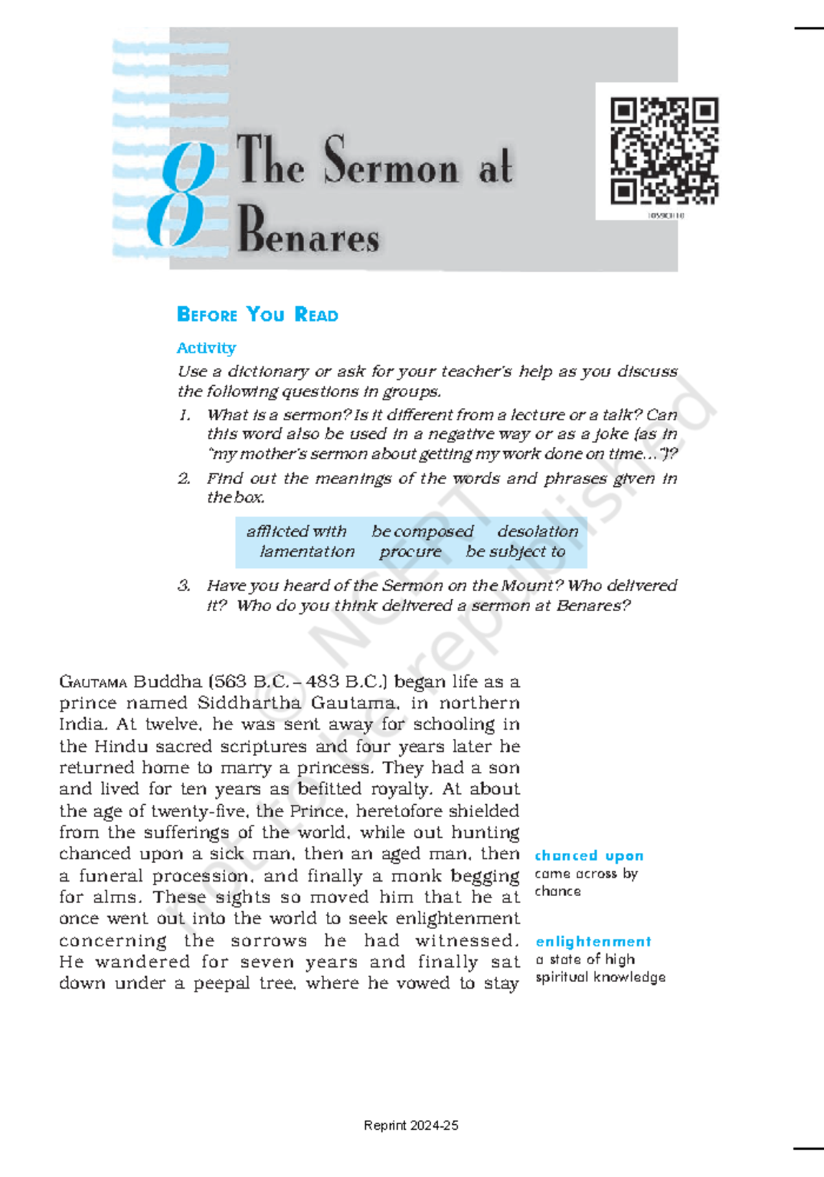 Jeff108 - ffff - BEFORE YOU READ Activity Use a dictionary or ask for your teacher’s help as you ...