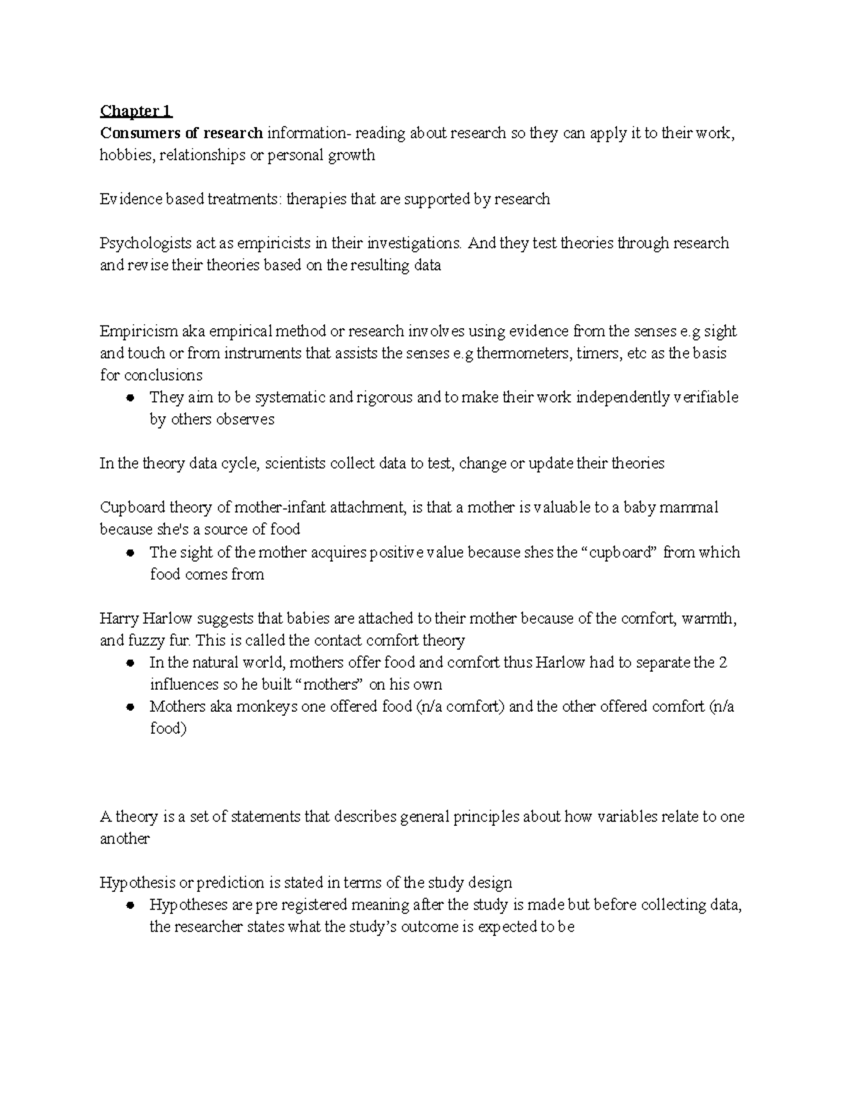 Chapter 1 PSY 2174 - Chapter 1 Consumers of research information- reading about research so they ...