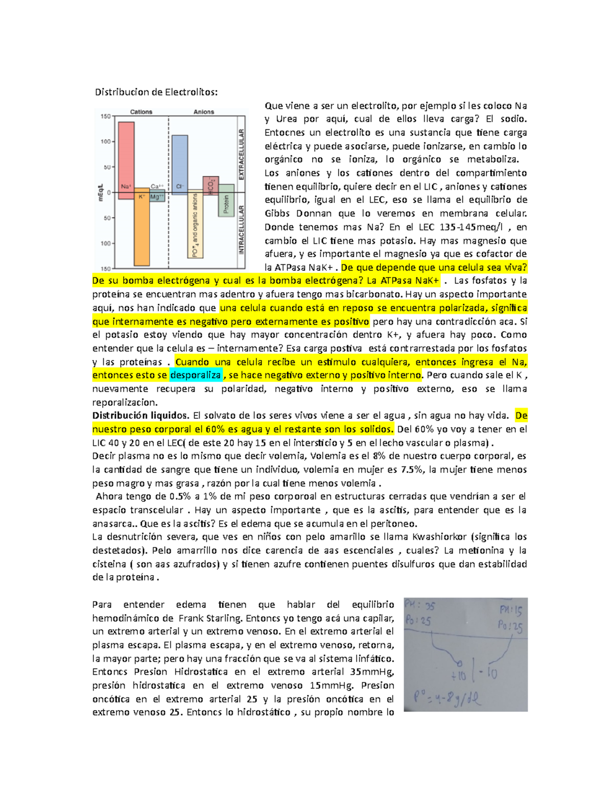 Distribucion de Electrolitos - Entocnes un electrolito es una sustancia ...