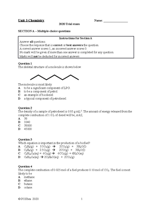 1 HSC Chemistry Data Sheet 2022 - Studocu