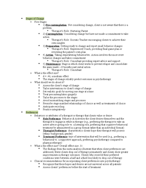 SOWK 777 Notes pt 2 - Social Work Practice - Core Principles of ...