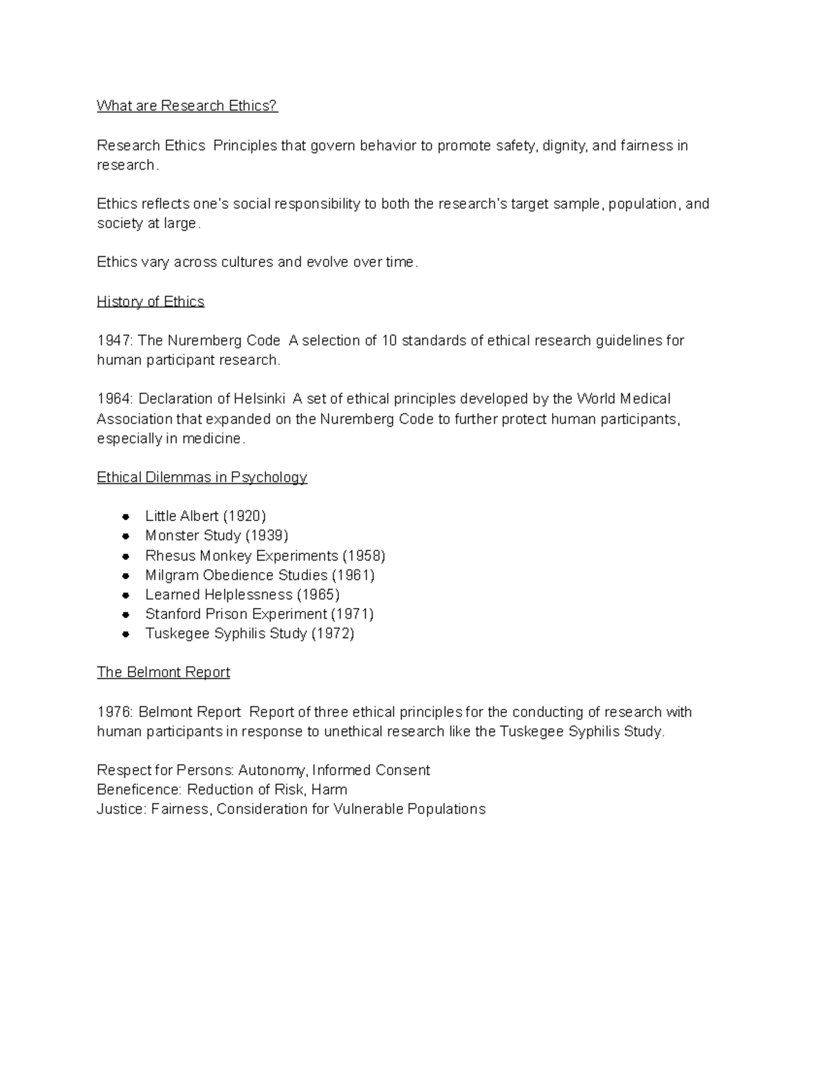 Research Methods 9 - What are Research Ethics? Research Ethics ...