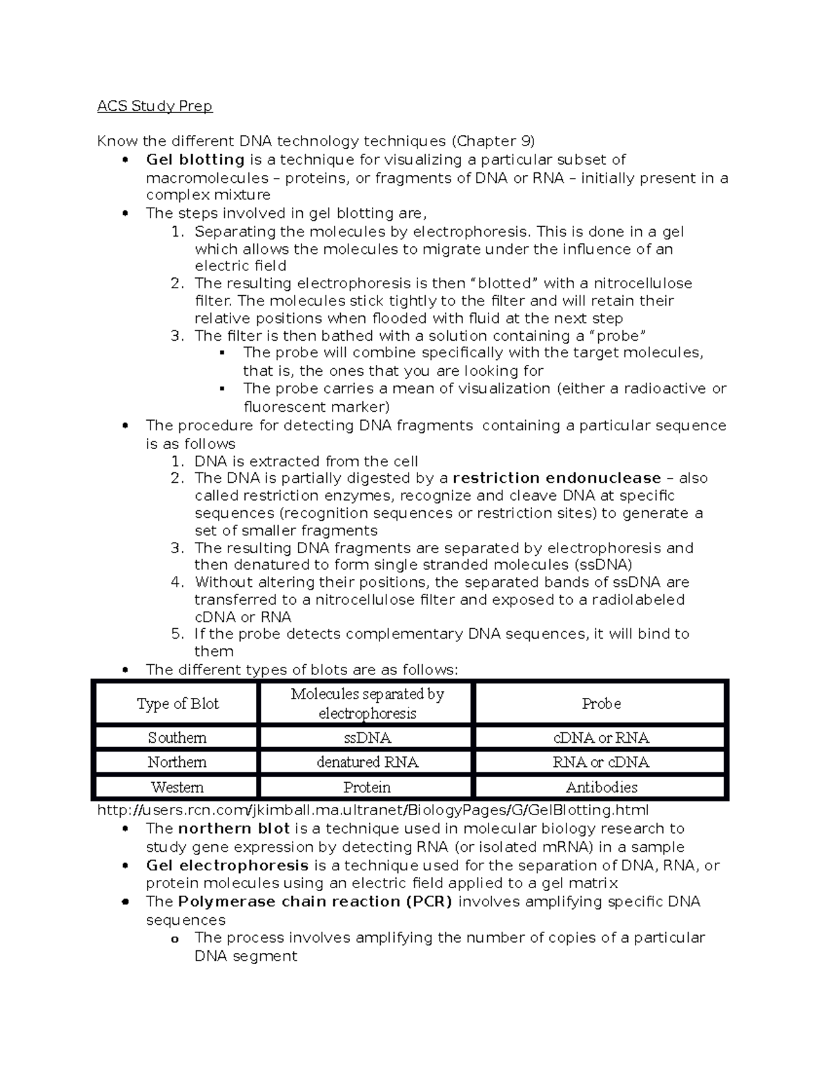 318164475 ACS Biochemistry Study Prep - ACS Study Prep Know the ...