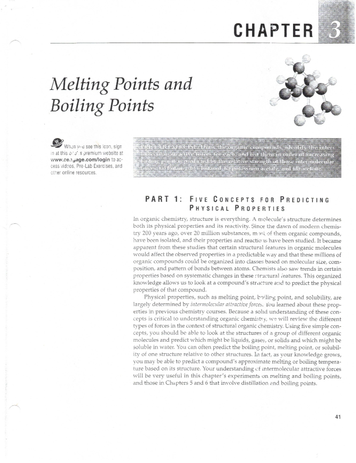 Lab# 3, Melting point - Directions for Lab 3 - CHAPTER 3 Melting Points ...