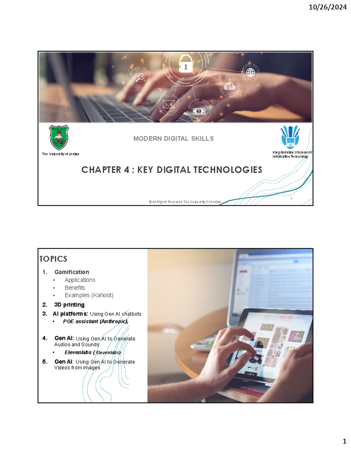 MDS Chapter 4(pdf) - FAAFA - CHAPTER 4 : KEY DIGITAL TECHNOLOGIES ...