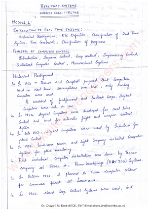 RTS Mod3@Az Documents - RTS notes - electronics and communication - Studocu