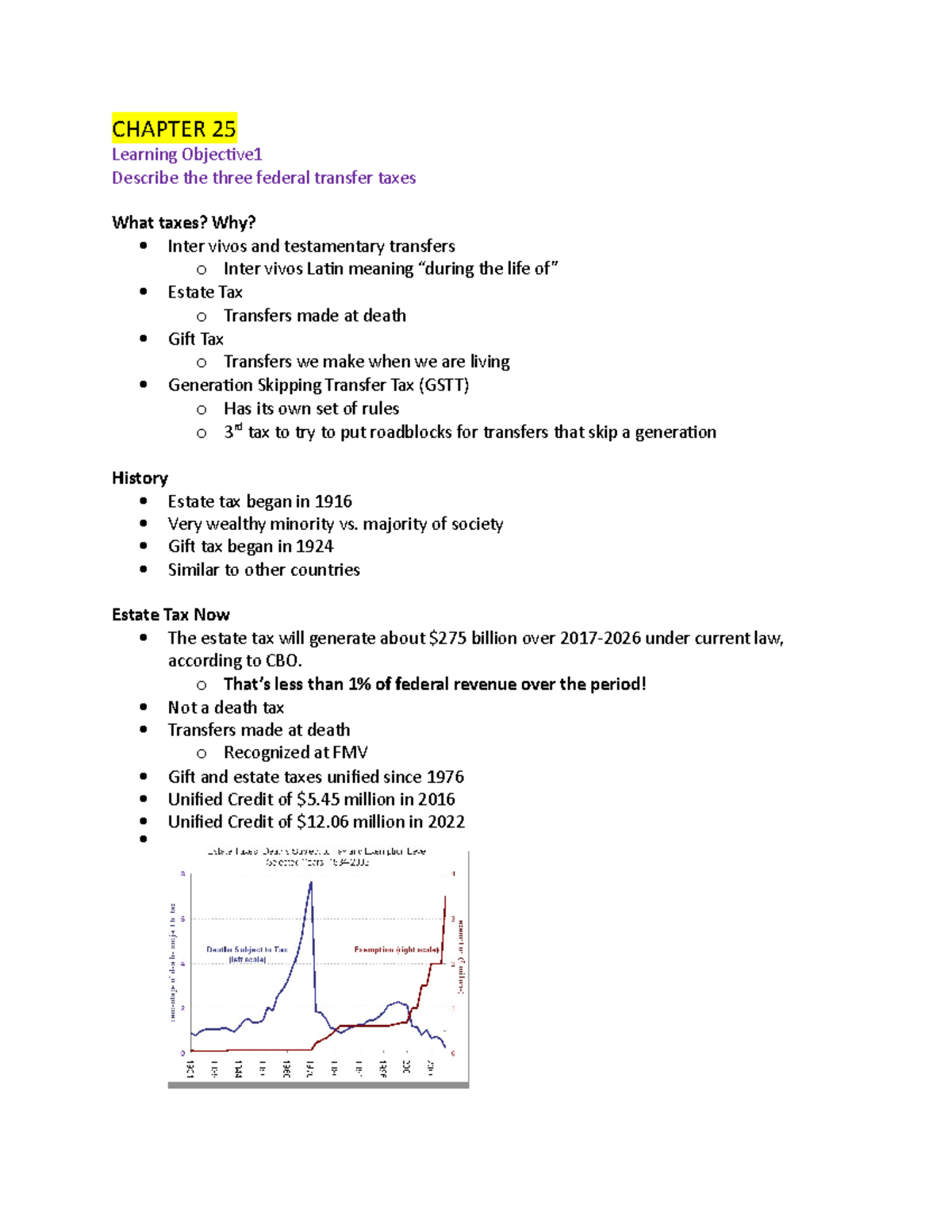 Chapter 25 notes - CHAPTER 25 Learning Objective Describe the three ...