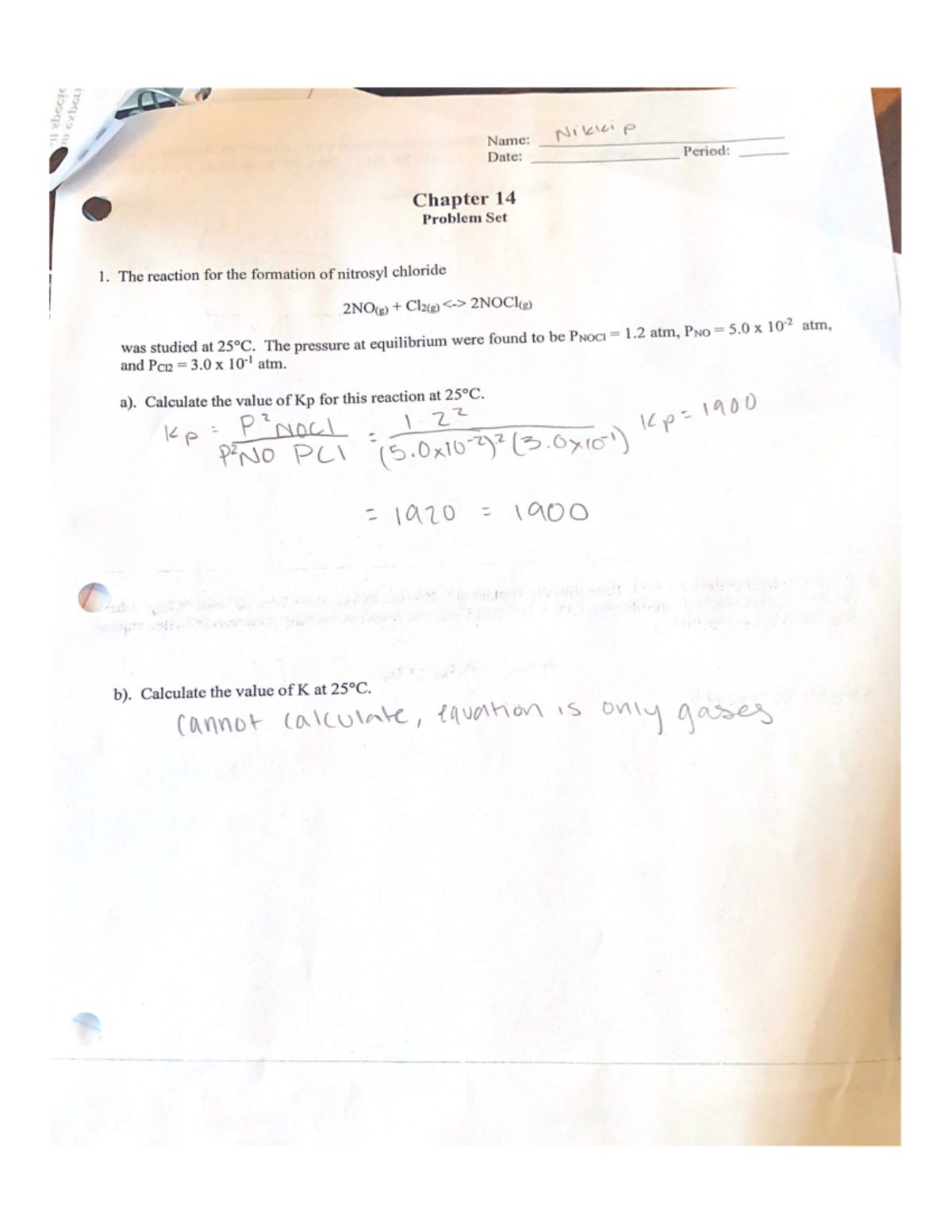 Chapter 14 AP Chemistry.pdf outline second semester - Studocu