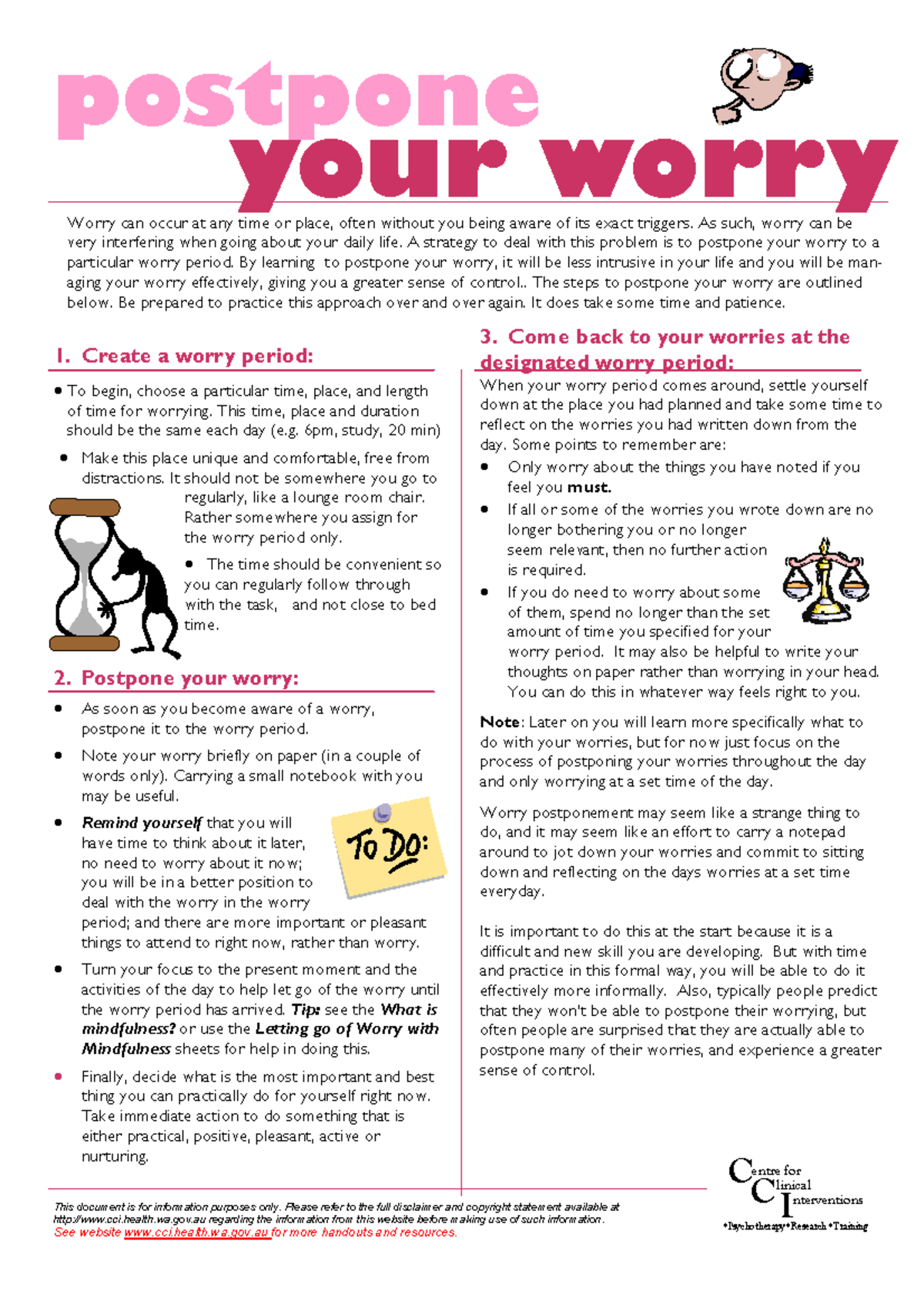 2%20-%20Worry%20time%20%20handout - Worry can occur at any time or ...