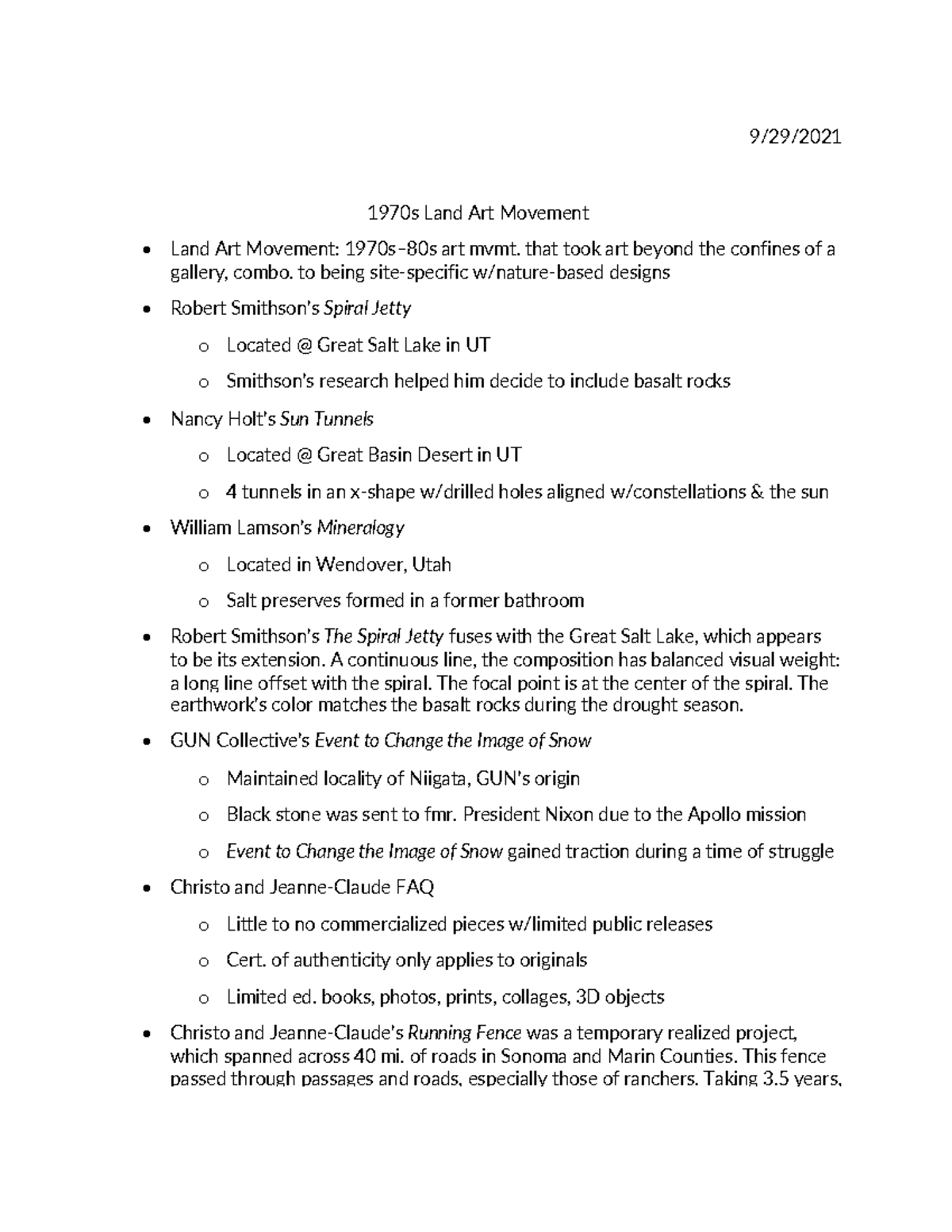 1960s–70s notes - Professor: Macelle Mahala Course: Contemporary World ...