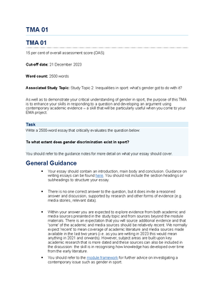 EMA question paper E314 - EMA EMA project 50 per cent of overall ...