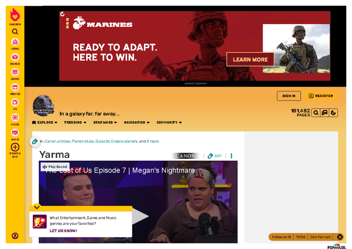 Yarma - Star Wars Planet - Studocu