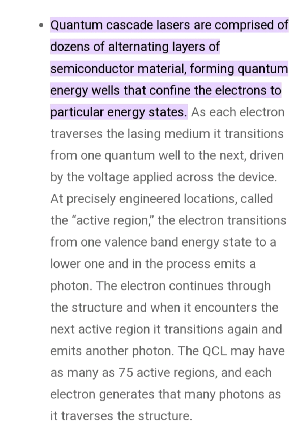 Quantum cascade laser - Electronics General Physics Practicals - Studocu