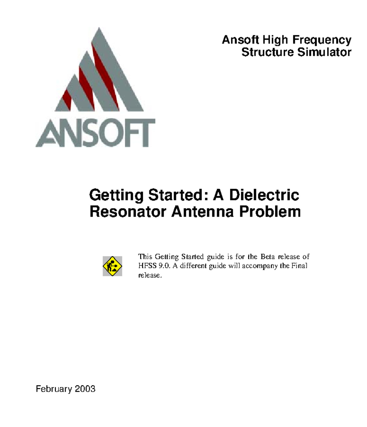 Antenna lab - apuntes - Ansoft High Frequency Structure Simulator ...