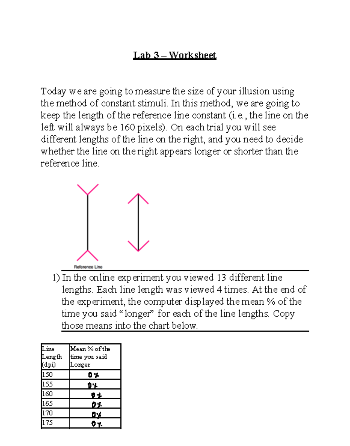 Lab 3 – Worksheet-5-1 - Lab 3- Illusions - Lab 3 – Worksheet Today we are going to measure the ...