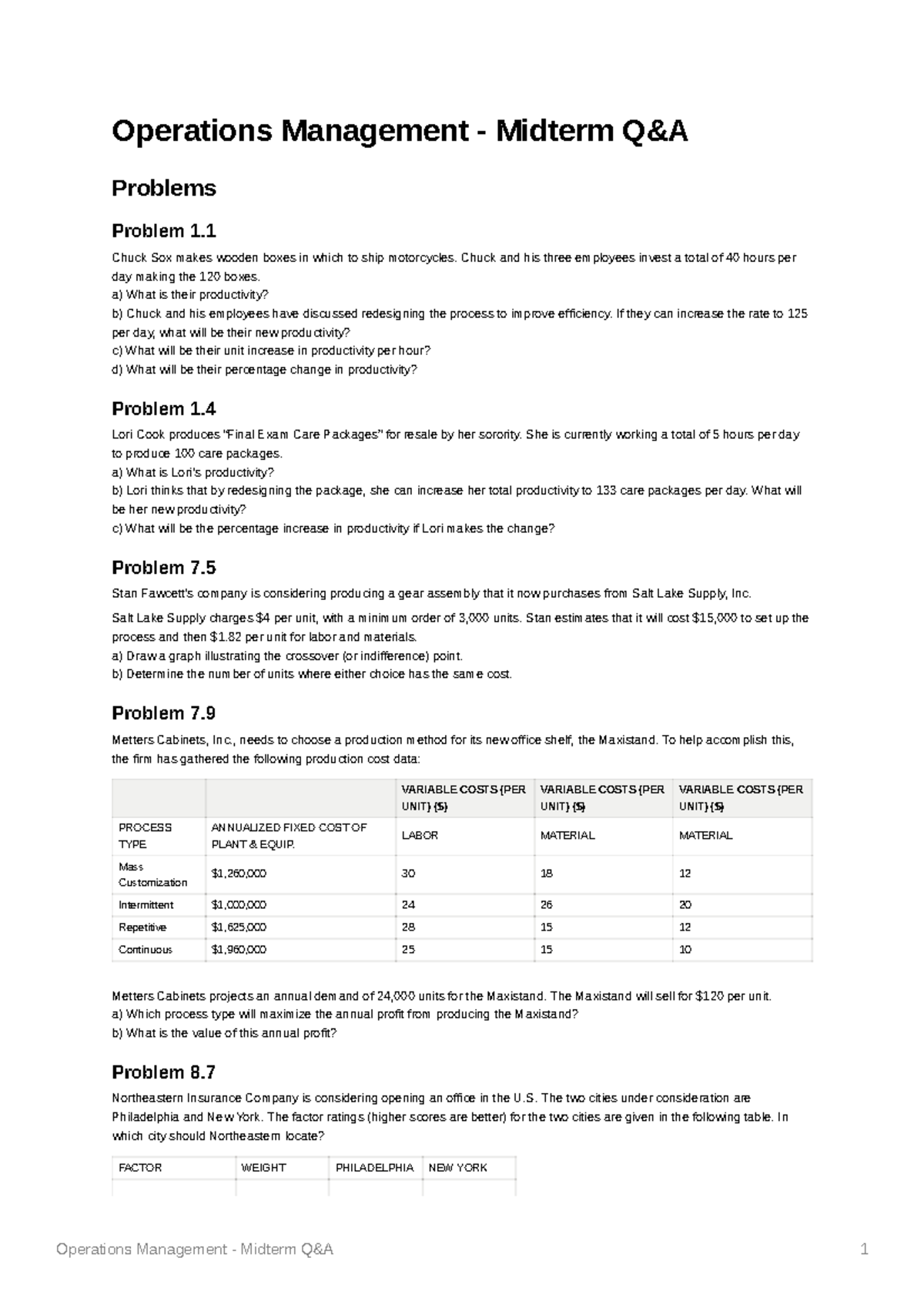 Cf69e5e7-4e37-4ca5-94fb-c27b8409e508 Operations Management - Midterm QA - Operations Management ...