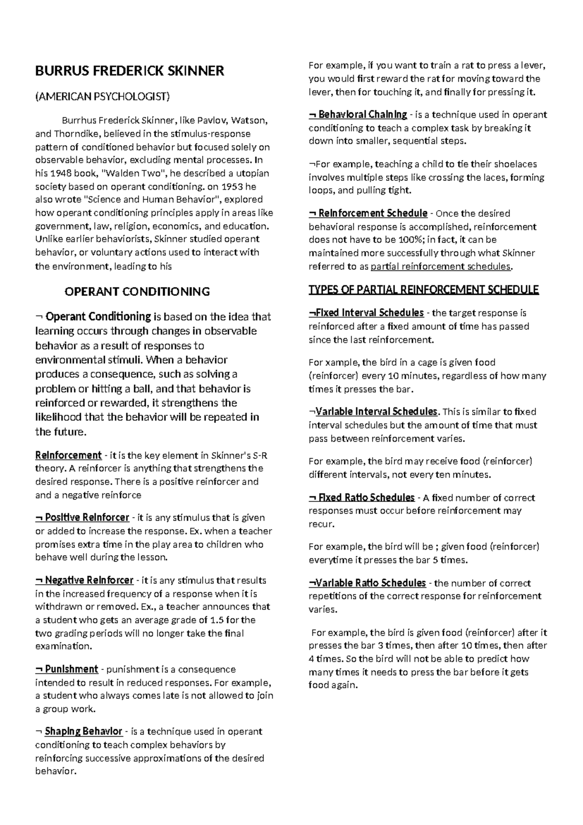 Burrus Frederick Skinner - BURRUS FREDERICK SKINNER (AMERICAN ...