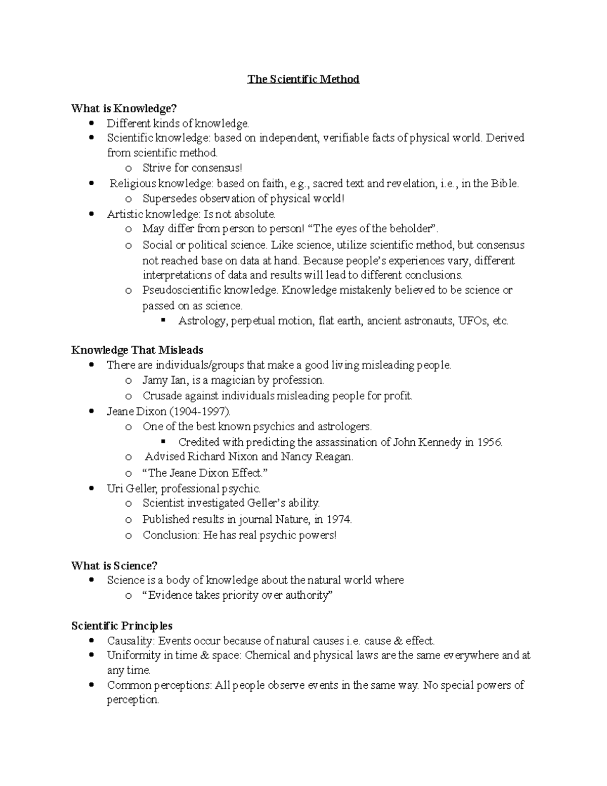 The Scientific Method - The Scientific Method What is Knowledge ...