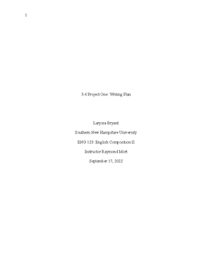 Eng Comp 2 Writing Plan - Writing Plan Michael Chacon The argument ...