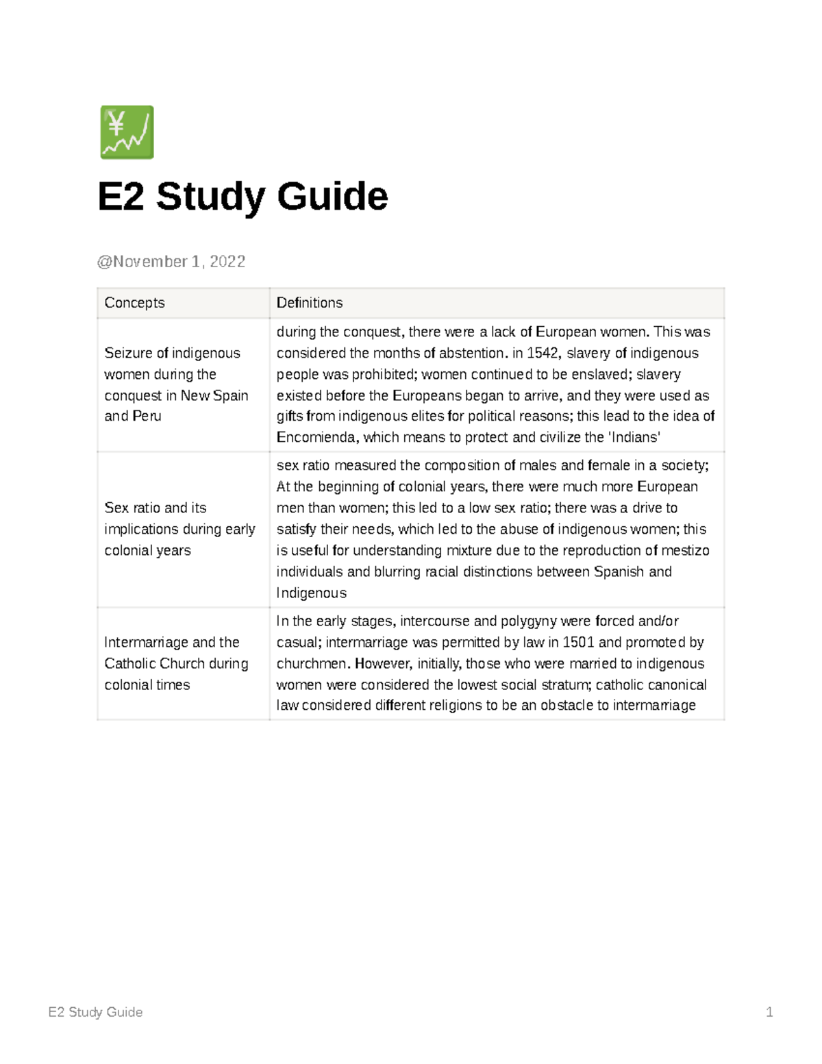 E2 Study Guide - § E2 Study Guide Concepts Definitions Seizure of ...