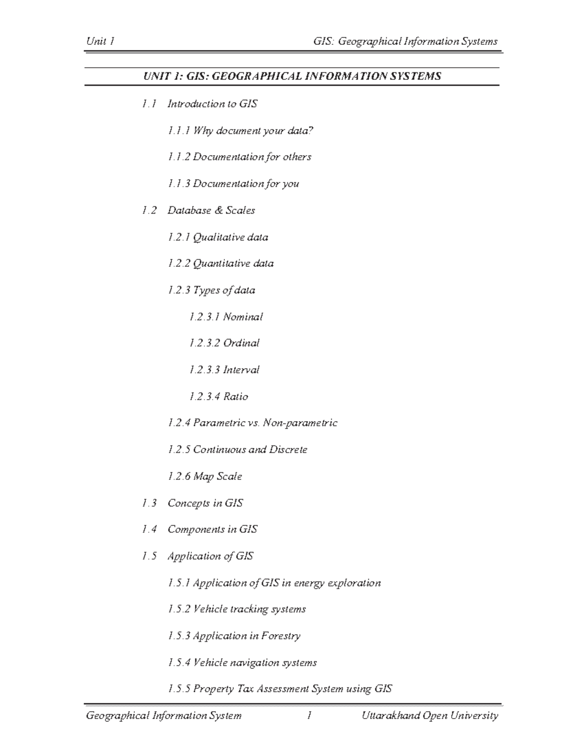 Final MIGS-02 - CSE 5th Sem Open elective subject - UNIT 1: GIS: GEOGRAPHICAL INFORMATION ...