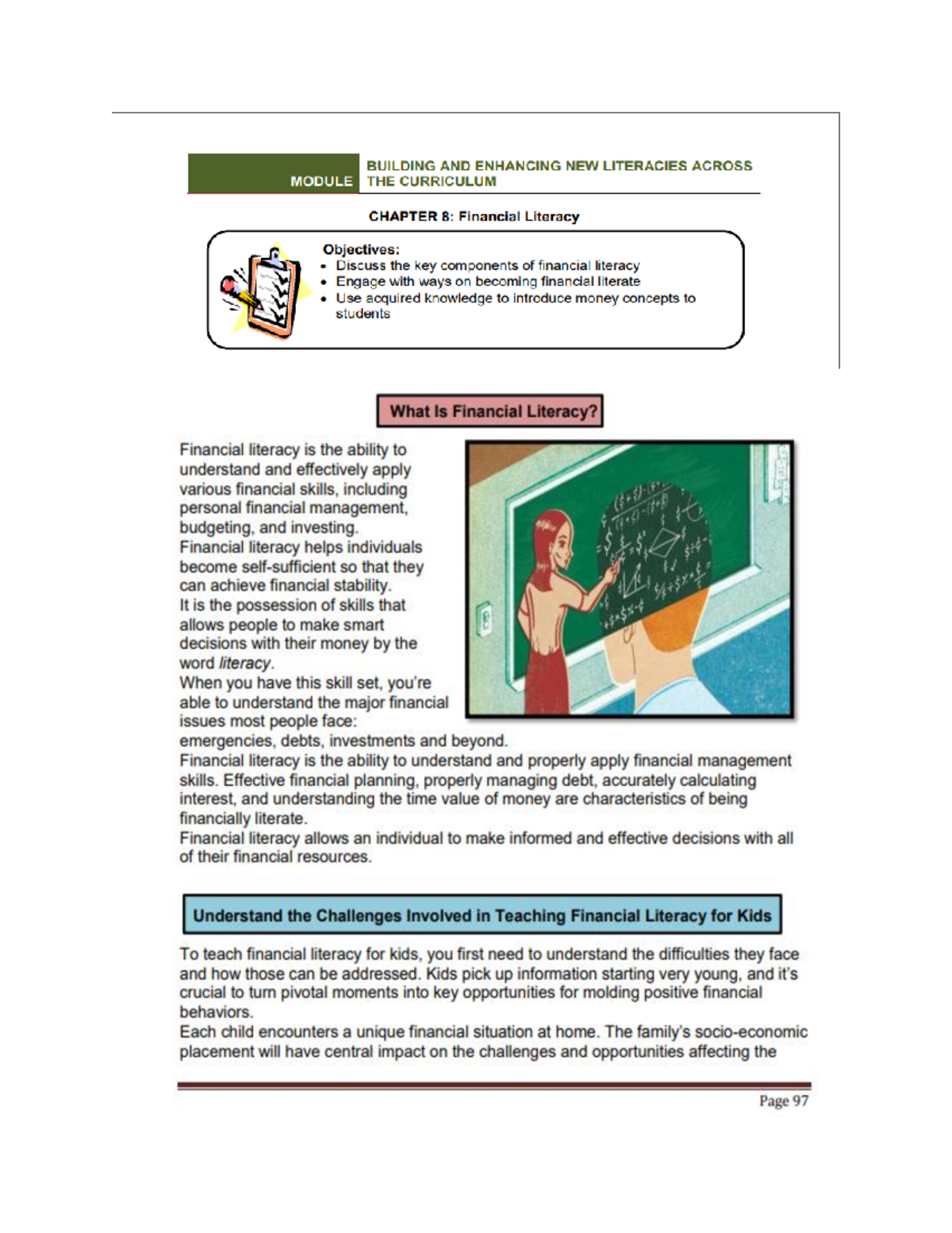Chapter 8 Financial Literacy Profed 8 - Child Adolescent and ...