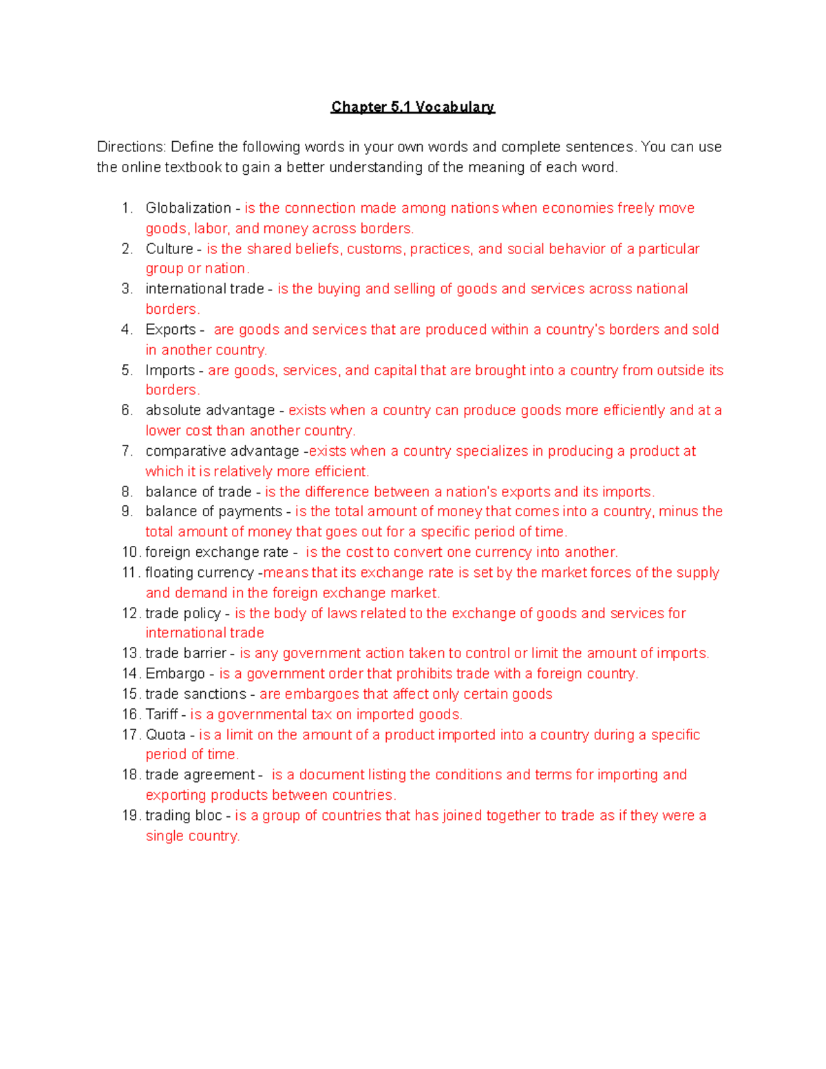 Copy of Chapter 5.1 Vocabulary Assignment - Chapter 5 Vocabulary ...