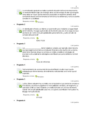 Actividad 10. Automatizada - • Pregunta 1 1 de 1 puntos La estructura de la Norma ISO 9001:2008 ...