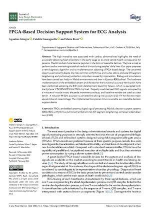 FPGA Implementation of Artificial Neural Network ANN for ECG Signal Classification - 978 - 1 ...