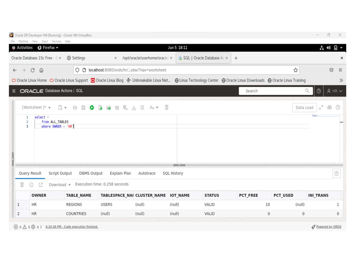 Configuracion del oracle DB - Programación 1 - Studocu