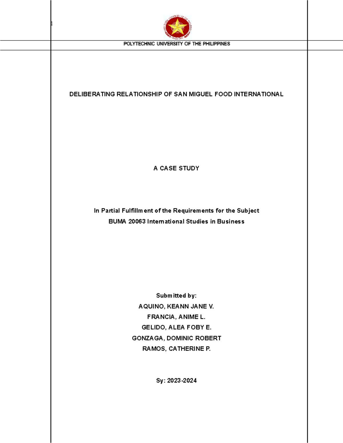 SMFI-CASE- Study -Revised - DELIBERATING RELATIONSHIP OF SAN MIGUEL ...