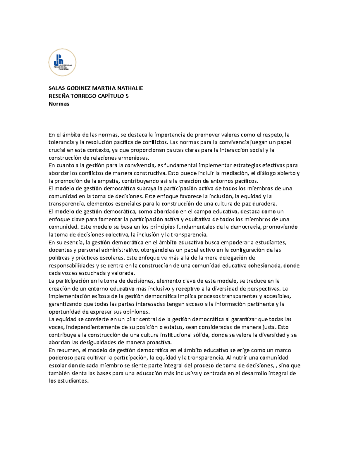 Documento - Psicología educativa - SALAS GODINEZ MARTHA NATHALIE RESEÑA ...