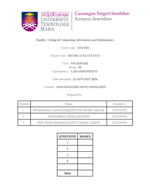 List of Formulas - Unit Fizik Kolej Matrikulasi Labuan SP List of ...